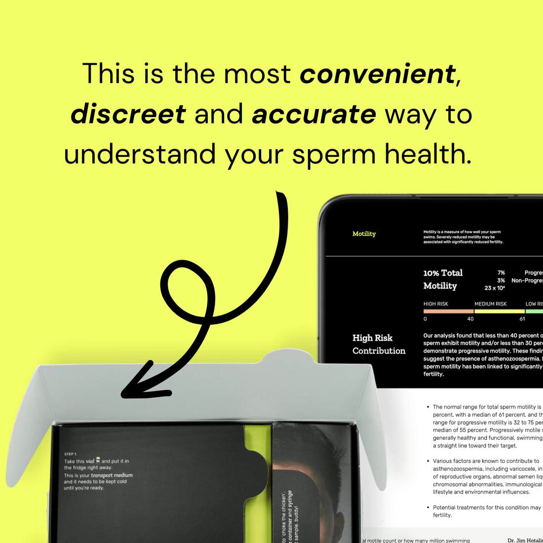 Sapyen At-Home Male Fertility Analysis Kit